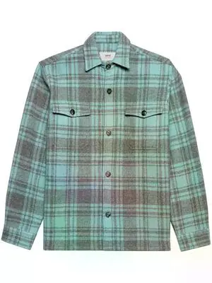 AMI Paris Maxi Checked Overshirt