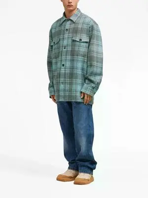 AMI Paris Maxi Checked Overshirt