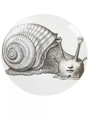 FORNASETTI Plate - White