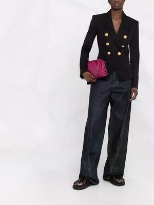 Balmain Double-breasted Blazer - Black