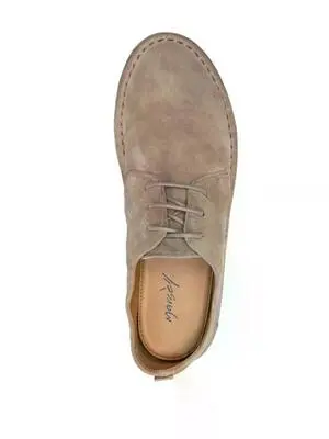 Marsèll Sancrispa Suede Lace-up Derby Shoes - Grey