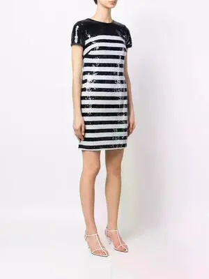 Ralph Lauren Sequined Stripe Dress