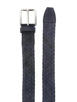 TOD'S Braided Suede Belt - Blue