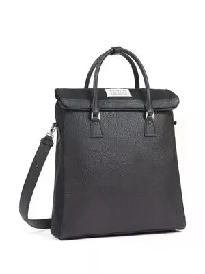 MAISON MARGIELA 5ac Leather Backpack - Black