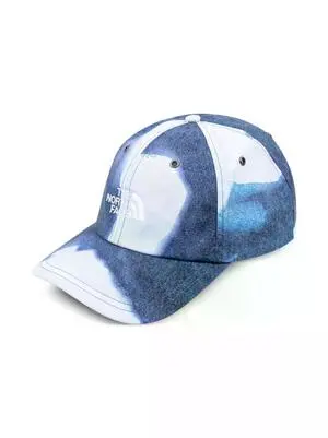 Supreme X The North Face Bleached Denim Print 6-panel Cap
