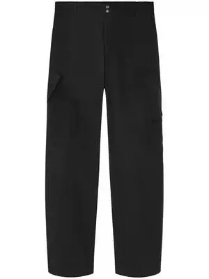 Versace Milano Stamp Tailored Trousers - Black