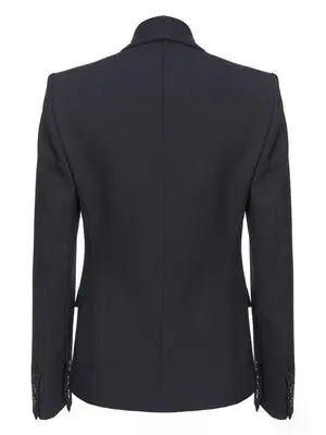Pinko Shawl-lapel Twill Blazer