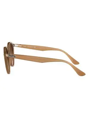 Ray-ban Rb2180 Round Frame Sunglasses - Brown
