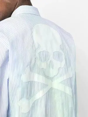 Philipp Plein Graphic-print Striped Shirt