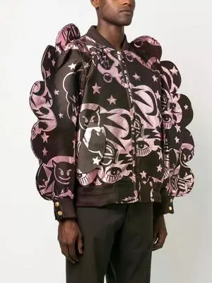WALTER VAN BEIRENDONCK Wings Oversized Bomber Jacket