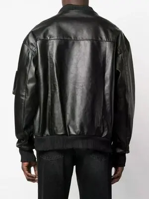 MISBHV Leather Bomber Jacket