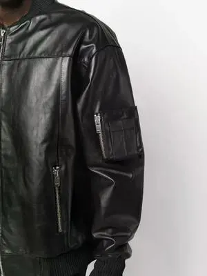MISBHV Leather Bomber Jacket