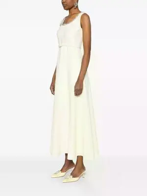 Roland Mouret Embellished Cady Maxi Dress