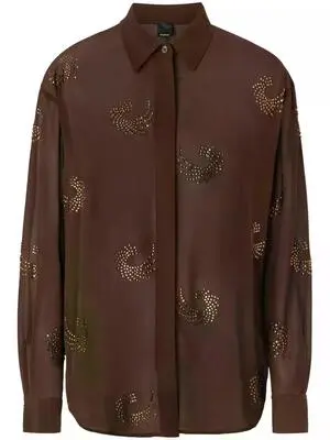 Pinko Embellished Long-sleeve Shirt