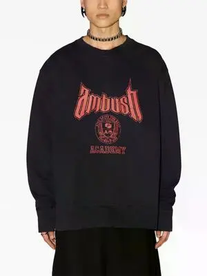 AMBUSH Academy Cotton-blend Sweatshirt - Blue