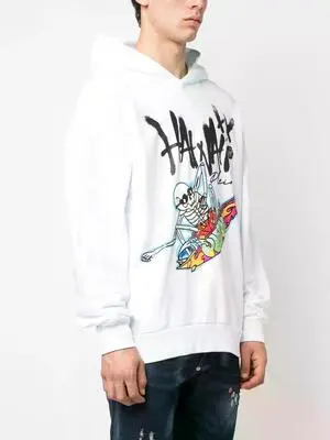 Philipp Plein Hawaii-print Cotton Hoodie