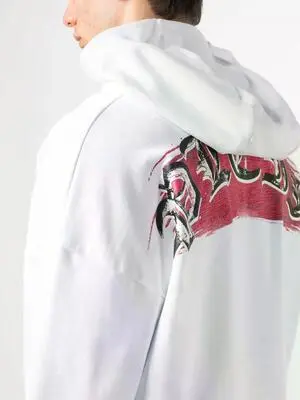 Philipp Plein Hawaii-print Cotton Hoodie