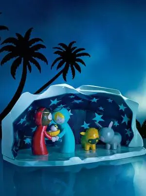 ALESSI Happy Eternity Baby Nativity Scene