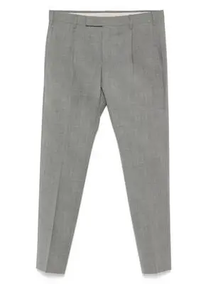 PT TORINO Pleat-detail Trousers - Grey