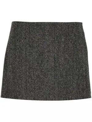 Pinko A-line Skirt In Wool Blend