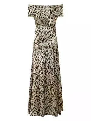 Rabanne Leopard-print Maxi Dress