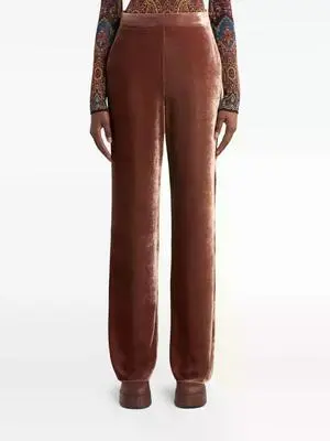Etro Velvet Palazzo Trousers