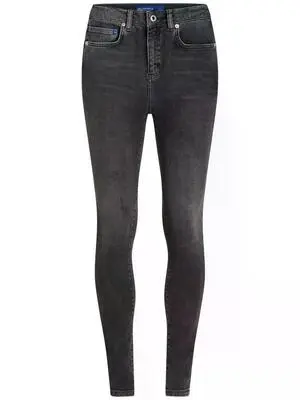 Karl Lagerfeld High-rise Skinny Jeans - Black