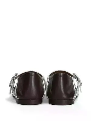 WALES BONNER Sequined Ballerina Shoes With Buckle Detail