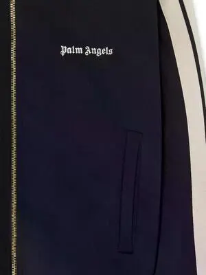 Palm Angels Logo-print Track Bomber Jacket