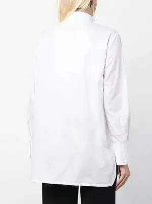 Shiatzy Chen Lace-detail Long-sleeve Shirt - White