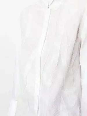 Shiatzy Chen Lace-detail Long-sleeve Shirt - White