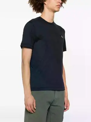 Stone Island Compass-patch Cotton T-shirt