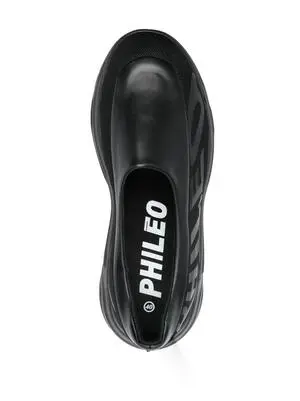 PHILEO Logo-print Laceless Low-top Sneakers