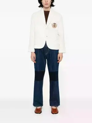 BODE Embroidered Logo-appliqué Blazer