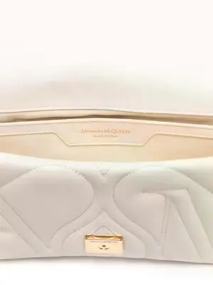 Alexander McQueen Small The Seal Cross Body Bag - White