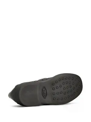 TOD'S Leather Fringe Detail Loafers