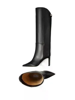 JIMMY CHOO Alizze Leather Knee High Boots