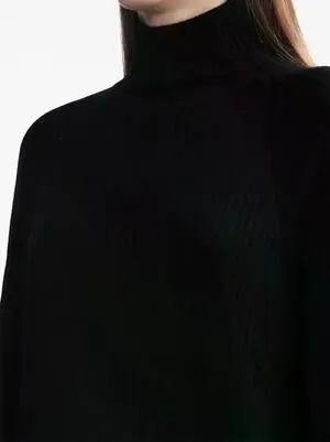 A.p.c. High-neck Ribbed Knit Midi Dress