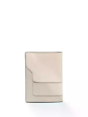 Marni Logo-print Bi-fold Wallet - Neutrals