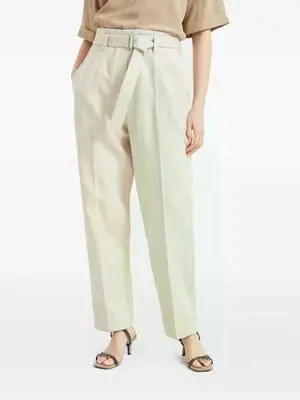 Brunello Cucinelli Belted Cigarette Trousers