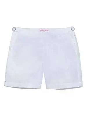 Orlebar Brown Bulldog Buckle-detailed Swim Shorts - White
