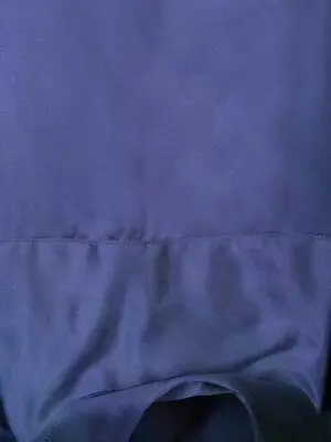 MAISON MARGIELA Sapphire Satin Cut-out Oversized Shirt