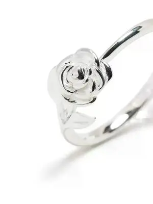 STOLEN GIRLFRIENDS CLUB Sterling Rose Charm Ring - Silver