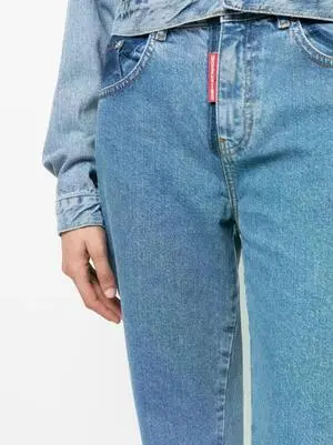 Moschino Two-tone Straight-leg Jeans