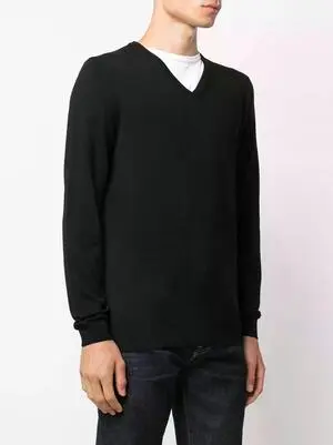 BOSS Virgin Wool V-neck Jumper