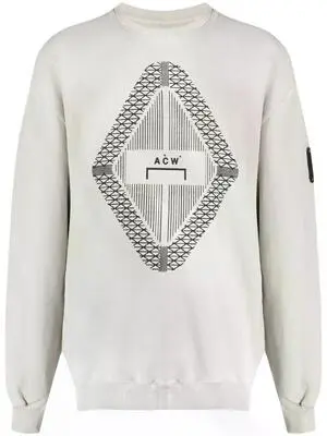 A-COLD-WALL* Gradient Logo-print Sweatshirt - Grey