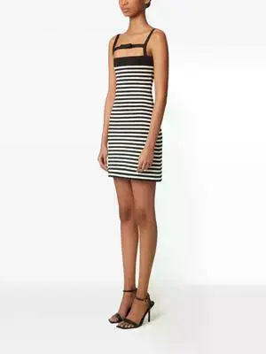 Nina Ricci Stripe Pattern Mini Dress