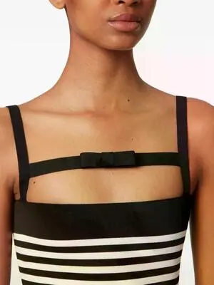 Nina Ricci Stripe Pattern Mini Dress