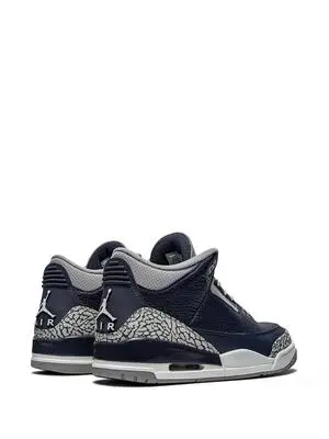 JORDAN Air 3 Retro Georgetown Sneakers - Blue