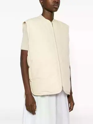 JIL SANDER Padded Zip-up Gilet